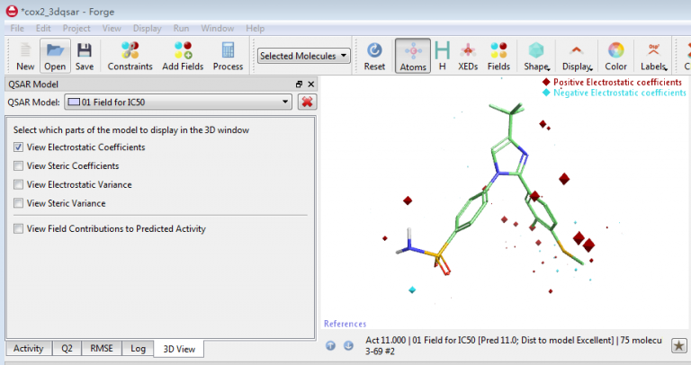 Forge教程 | 3D-QSAR建模