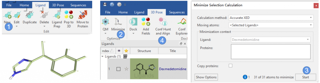 用Flare QM计算化合物的ECD图谱