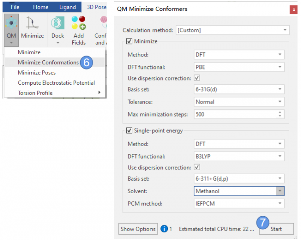用Flare QM计算化合物的ECD图谱