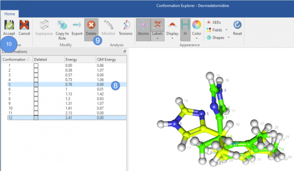 用Flare QM计算化合物的ECD图谱